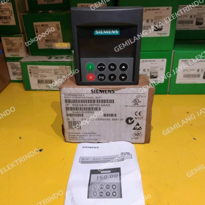 Jual SIEMENS MICROMASTER 4 BASIC OPERATOR PANEL 6SE6400-0BP00-0AA0 ...