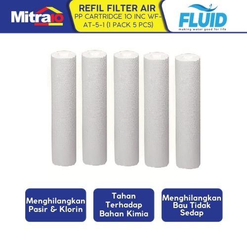 Jual Fluid Katrid Filter Air 10 inc WF-AT-5-1 Putih - Jakarta Pusat ...