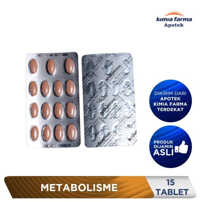 Jual ARDIUM 500 MG BLISTER 15 TABLET / OBAT HERBAL WASIR / KIMIA FARMA ...