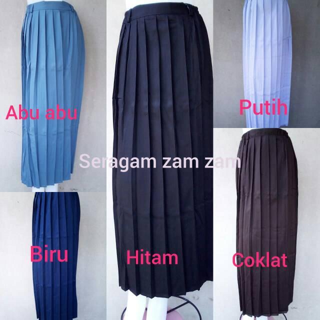 Jual Rok panjang smp sma/rok panjang rempel kerja smp sma seragam smp sma seragam sekolah ...