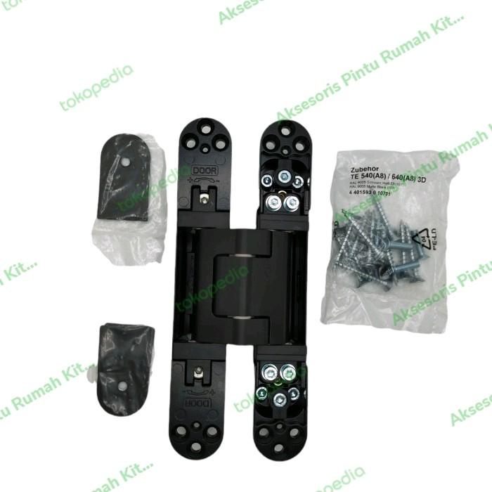 Jual Engsel tanam Tectus TE-340-3D-Black (beban pintu 80 kg/ daun ...