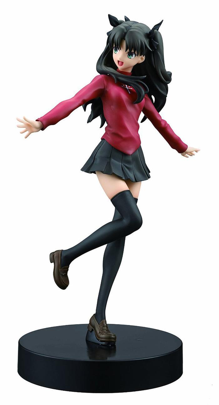Jual Fate Stay night Action Figure School Uniform Tohsaka Rin Scenery ...