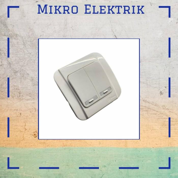 Jual JT-2024 SAKLAR SERI IB BROCO GALLEO G-162 WHITE / PUTIH - Kota ...