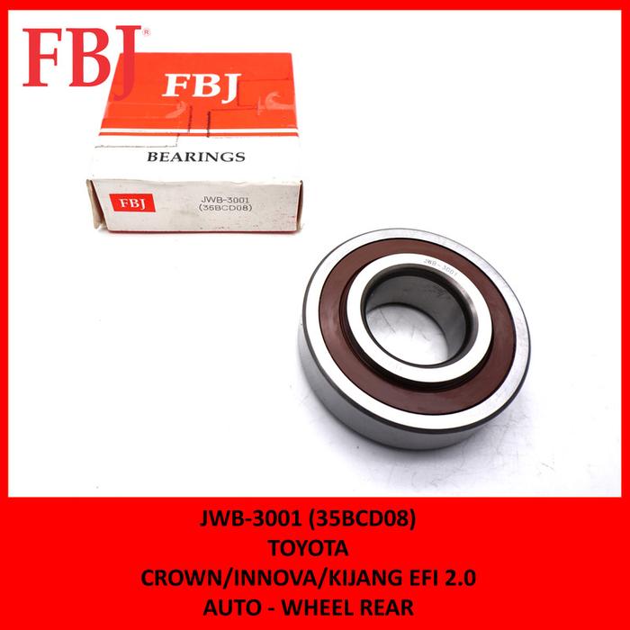 Jual BEARING RODA BELAKANG TOYOTA CROWN INNOVA KIJANG EFI 2.0 FBJ ...