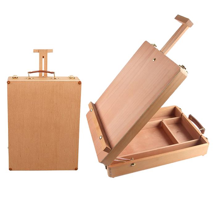 Jual Kayu Easel untuk Melukis Sketsa Kuda-kuda Menggambar Meja Kotak ...
