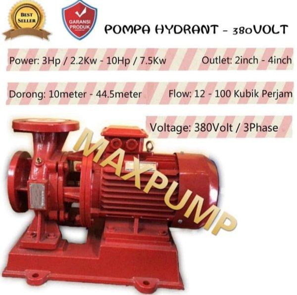 Jual MAXPUMP Pompa hydrant mesin pompa air Aliran Besar 3inch 7.5hp ...