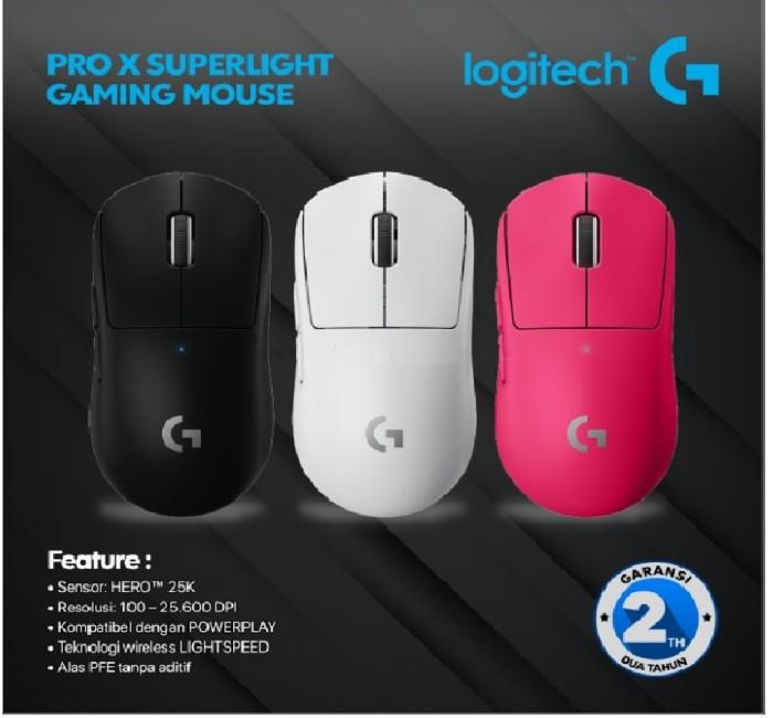Jual Logitech G Pro X Superlight Wireless Gaming Mouse Hero 25K ...