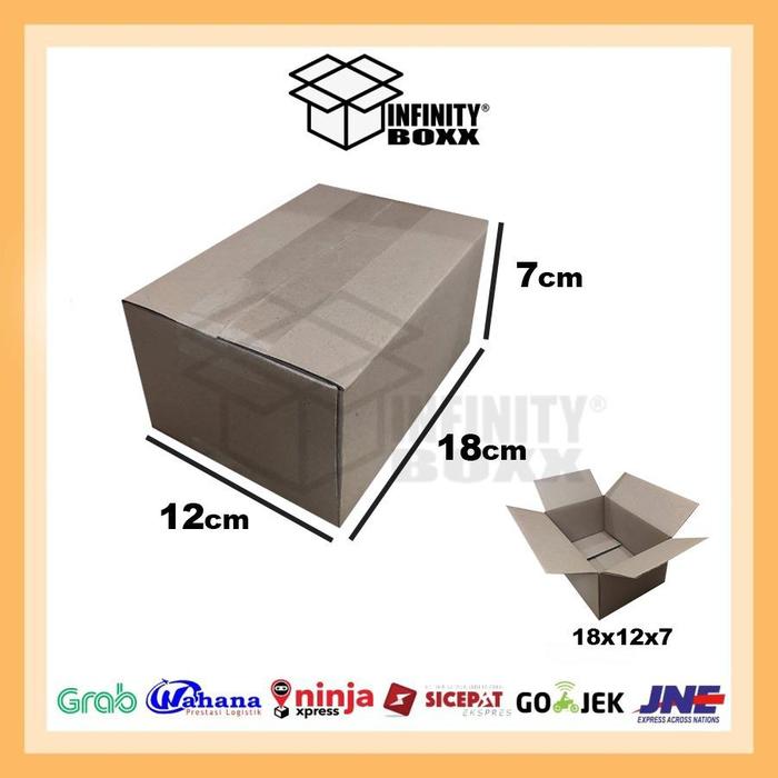 Jual kardus box baru packaging packing 18x12x7 cm BARU POLOS pack ...