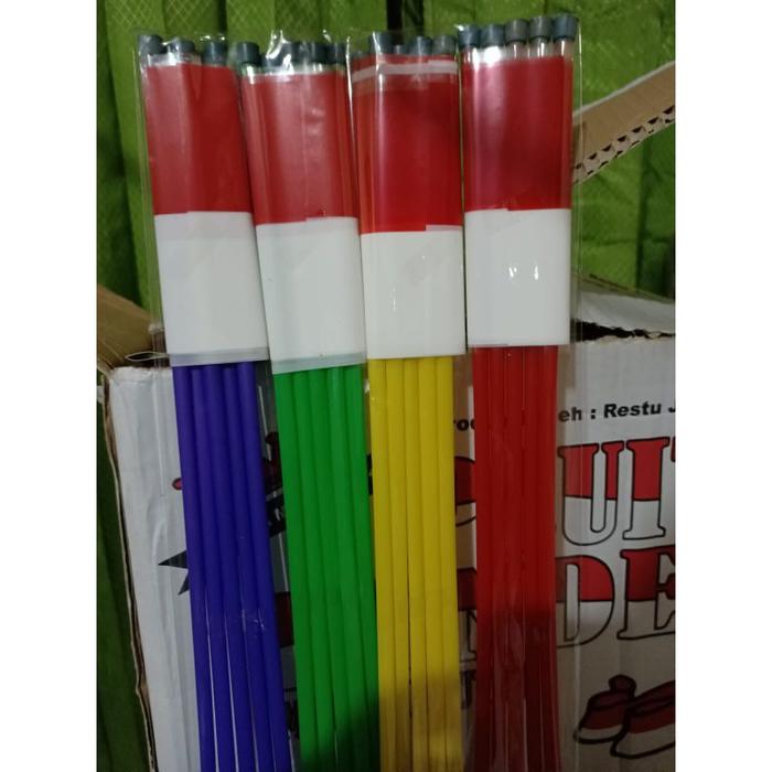 Jual Terbaik (isi 20pcs) Bendera Pluit bendera stik merah putih bendera ...