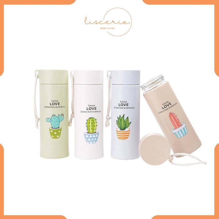 Jual [ LSC ] Botol Kaca Kaktus Botol Minum - Kota Bandung - pd.sugan ...