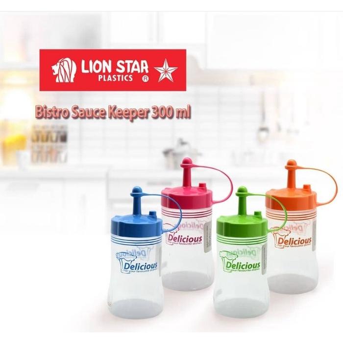 Jual Botol Saus Bistro Sauce Keeper 300 ml Lion Star - Kota Bandung - pd.sugan maju | Tokopedia