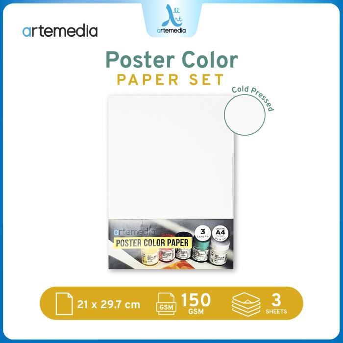 Jual Artemedia Poster Color Paper Set Kertas Cat Poster - Jakarta ...