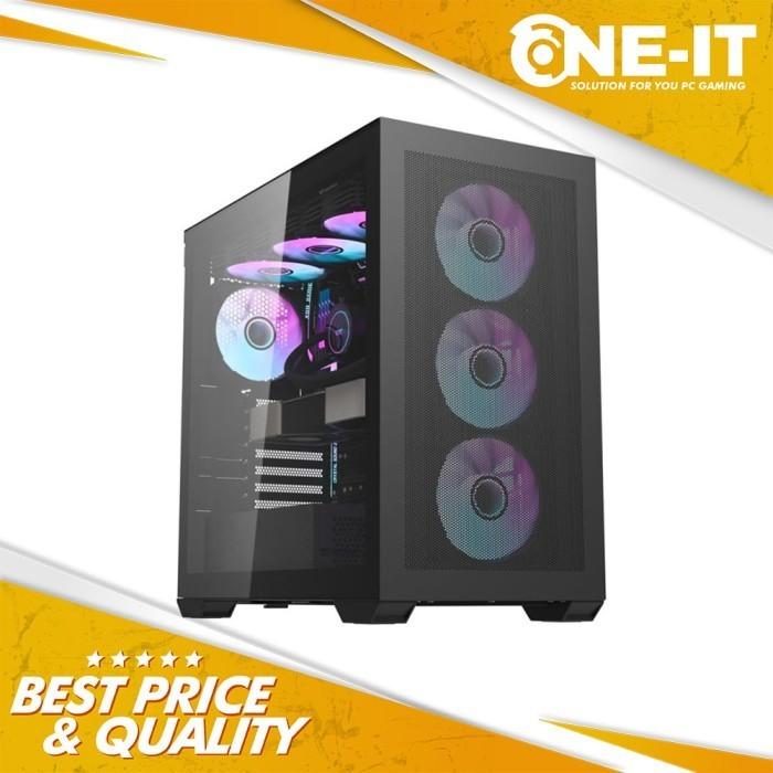Jual Casing Darkflash DLX4000 MESH PC Case Black E-ATX Komputer - Kota Surabaya - ONE IT EXPERT ...