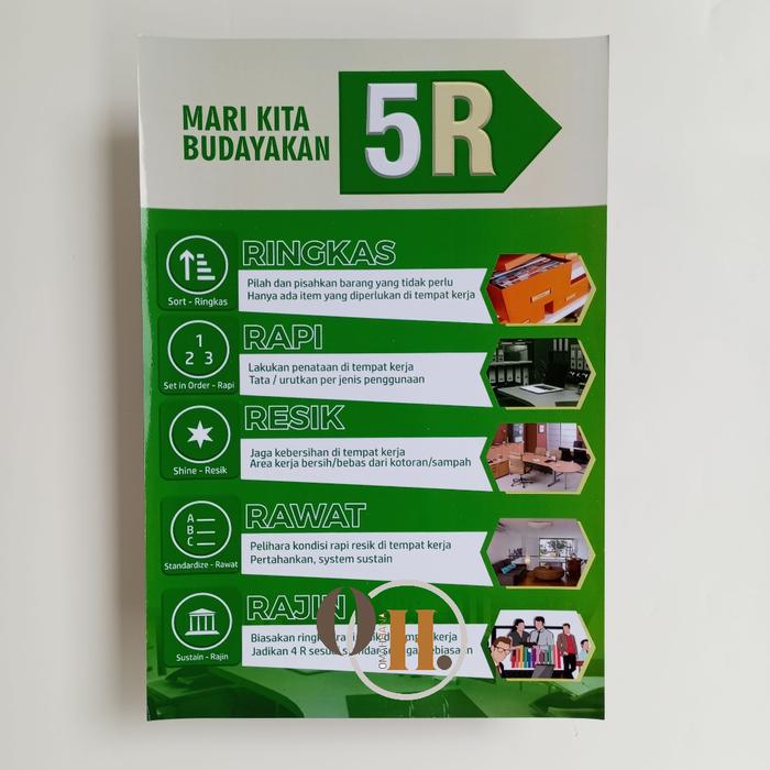 Jual Poster Mari Budayakan 5R - Poster 5R - Budaya kerja - Kota Bekasi - aifacraf | Tokopedia