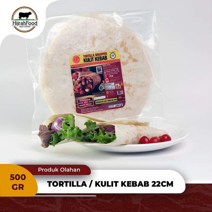 Jual Indopertama Tortilla Wrapper | Kulit Kebab - 500 gr - 22 Cm ...