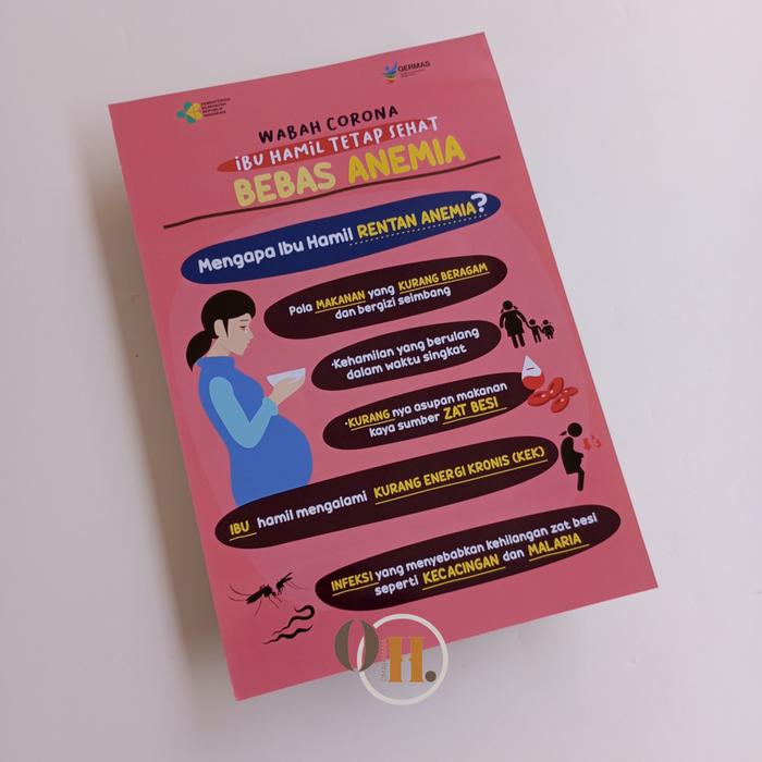 Jual Poster mengapa ibu hamil rentan anemia - Poster cegah anemia ...