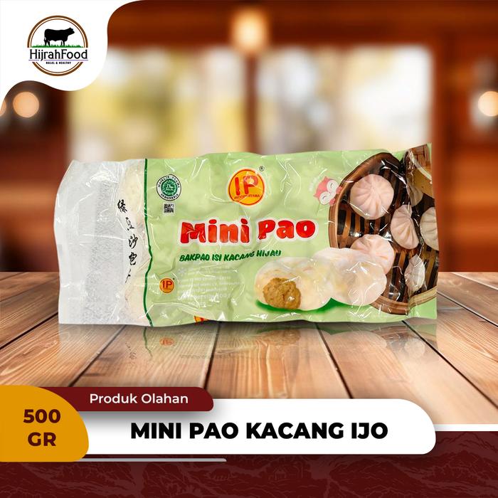 Jual Indopertama Mini Pao | Bakpao Mini Isi - 500 gr - Kacang Hijau ...