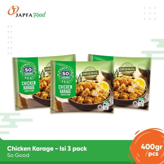 Jual So Good Chicken Karage / Karage Ayam 400gr - Isi 3 pack - Jakarta ...