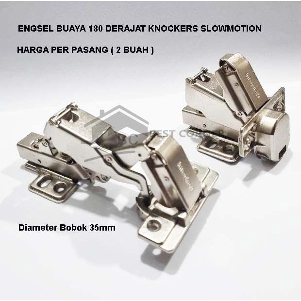 Jual Engsel Buaya Knockers Slowmotion 180 / 165 DERAJAT / ENGSEL ROBOT ...