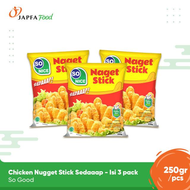 Promo So Nice Chicken Nugget Stick Sedaaap 250gr - Isi 3 pack - Jakarta ...