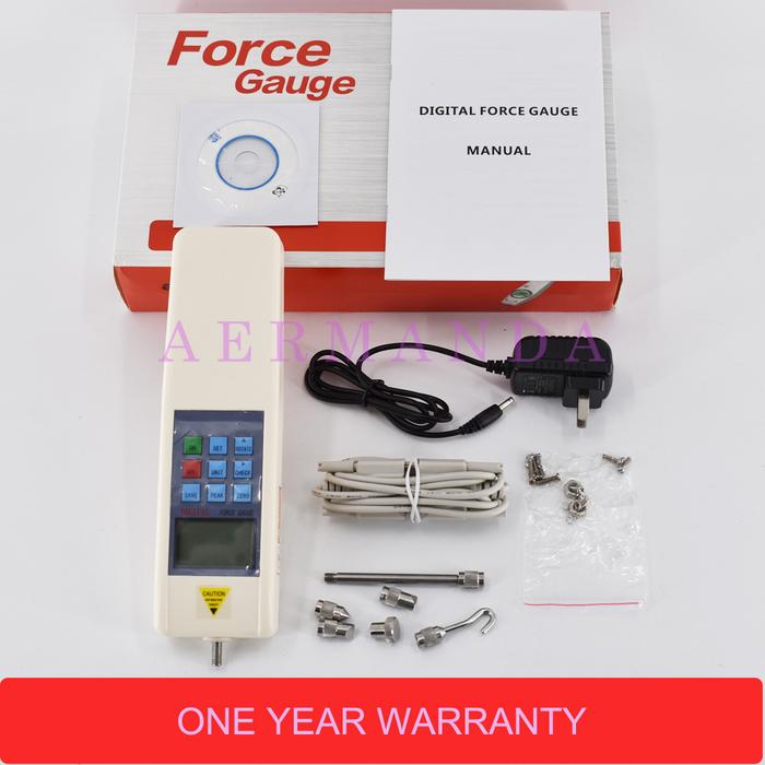 Jual Digital Force Gauge Push and Pull Force Meter HF-50 HF-100 HF-200 HF-300 HF-500 force ...