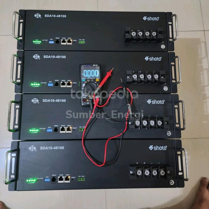 Jual Battery Lifepo4 48V 100Ah Shoto SDA10-48100 Hitam Lithium No MCB ...