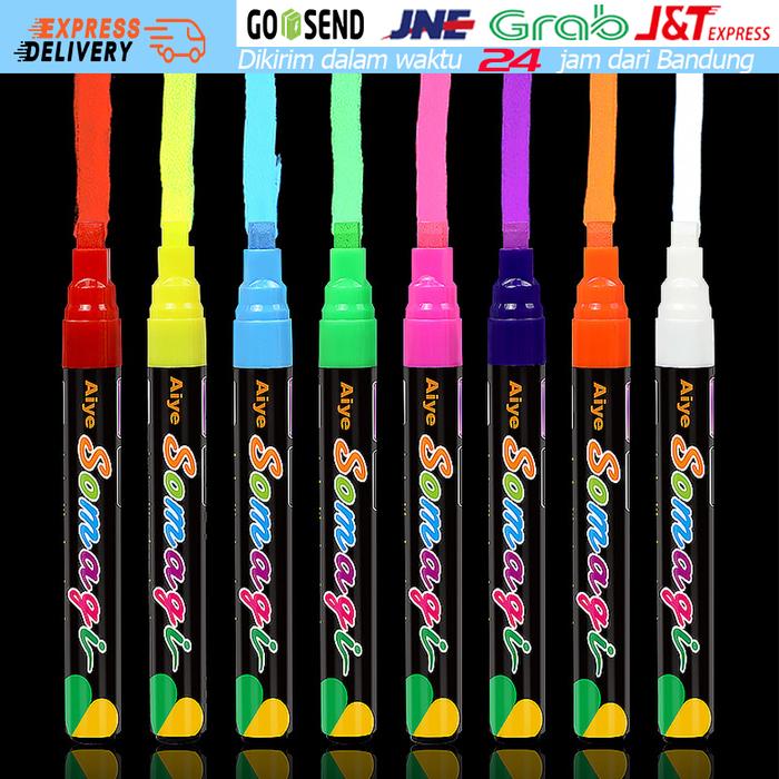 Jual Spidol Papan Tulis Bisa Dihapus Paint Marker Anak Neon Fluorescent ...