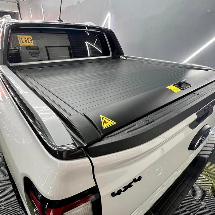 Jual Pickup retractable bed tonneau cover back roller Lid shutter for ...
