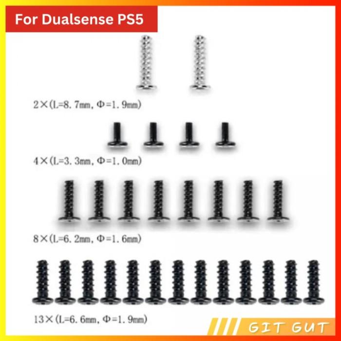 Jual Replacement Baut PS5 Dualsense Controller Stick Sekrup Mur Skrup ...