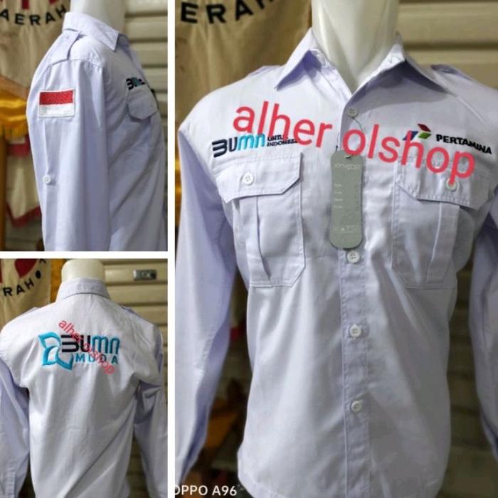 Jual kemeja Pertamina baju Pertamina seragam Pertamina kemeja BUMN muda seragam BUMN muda baju ...