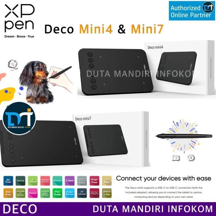 Jual Ready Xp Pen Deco mini 4 I mini 7 - Graphic Drawing Pen Tablet I ...