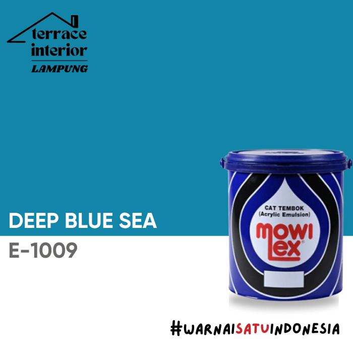 Jual Cat Tembok Mowilex Emulsion Warna Biru 2.5 L - Deep Blue Sea ...