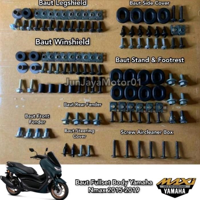 Jual Baut Lengkap Full Set Body Yamaha All New Nmax 2016 - 2022 - Kota ...