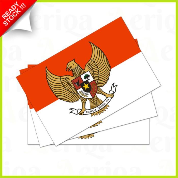 Jual Stiker Pipi Garuda Indonesia - Merah Putih Persegi - Face Sticker ...