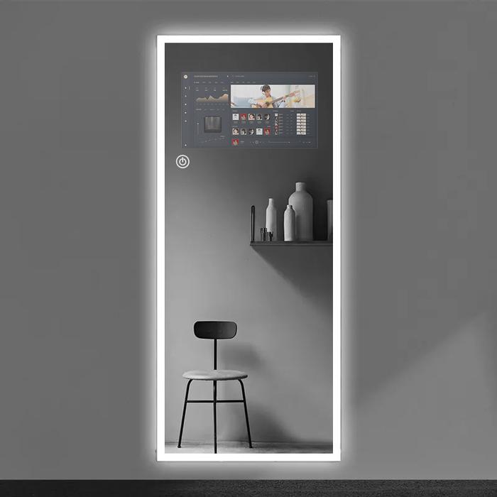 Jual Magic Mirror Full Function Glass Tv Smart Android Led Mirror With ...