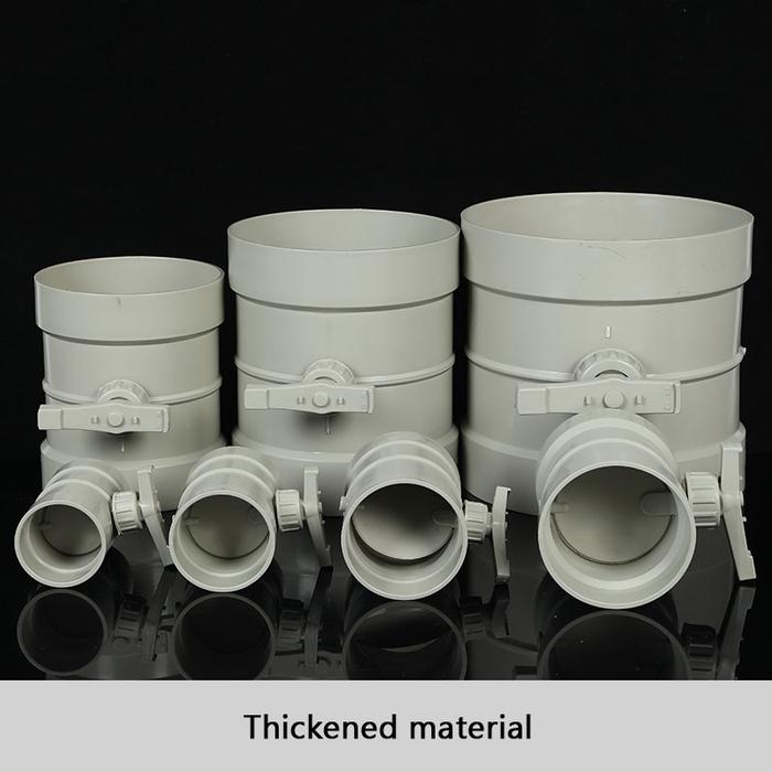Jual PVC pipe manual valve Air volume control valve Regulating Air Pipe ...