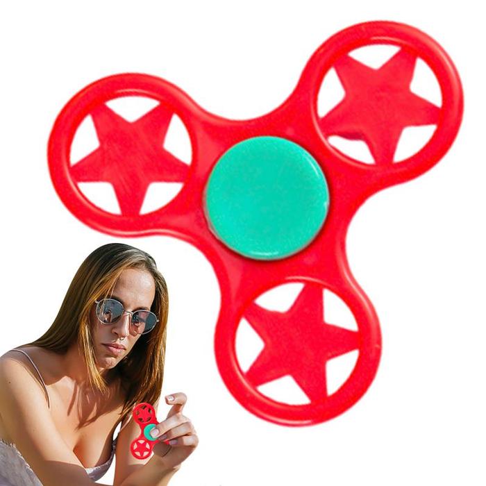 Jual Spinner Fidget Colorful Kids Spinner Toy Fun Sensory Hand Fidget ...