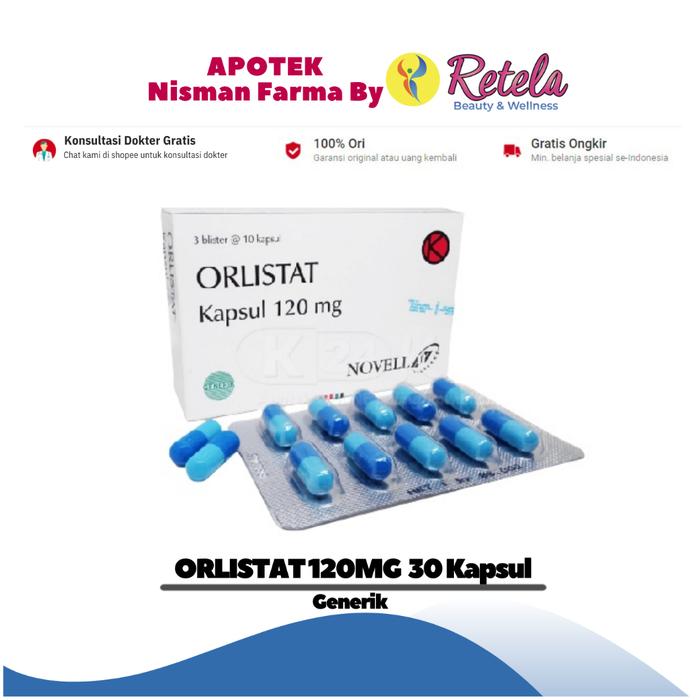 Jual Orlistat 120Mg 1 Box Isi 30 Capsule (Nvl) Original - Jakarta Timur ...