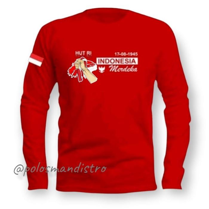 Jual Limited KAOS KEREN KAOS INDONESIA MERDEKA LENGAN PANJANG391 KAOS ...