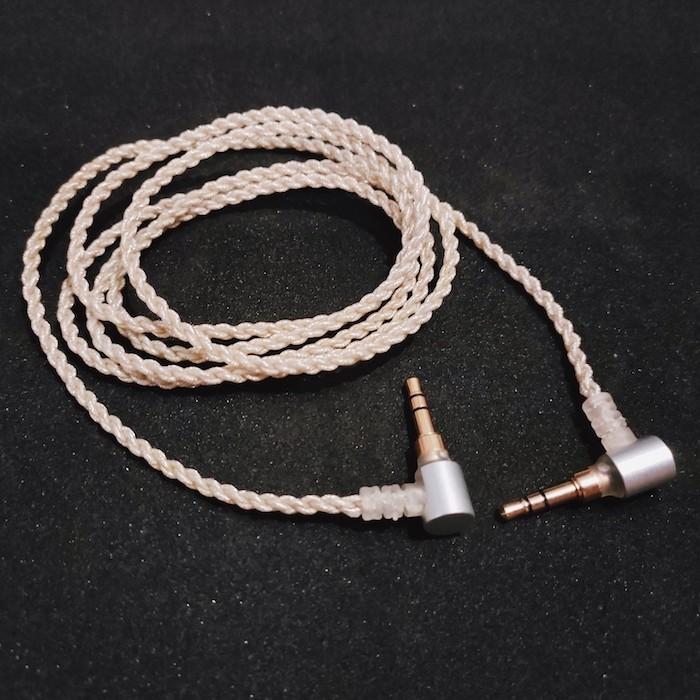 Jual HiFi Audio Solution Premium 3.5mm Aux Headphone Cable Silver ...