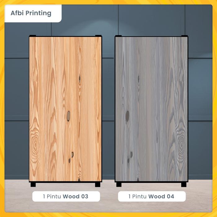 Jual Stiker Kulkas 1 Pintu / Sticker Mesin Pendingin 2 pintu Motif wood ...