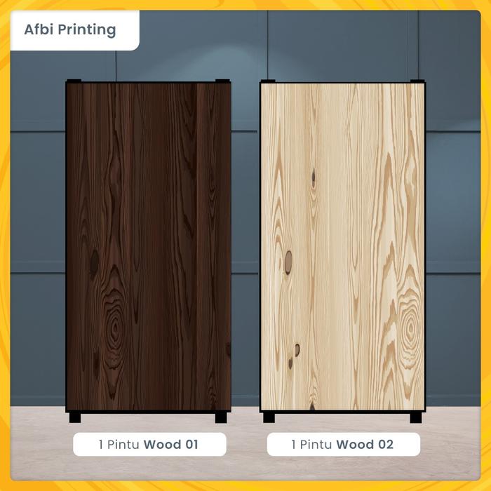 Jual Stiker Kulkas 1 Pintu / Sticker Mesin Pendingin 2 pintu Motif wood ...