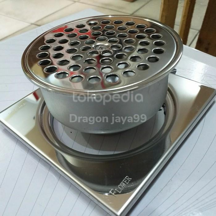 Jual floor drain 4 inch stainless sus34/saringan kamar mandi model TOTO ...