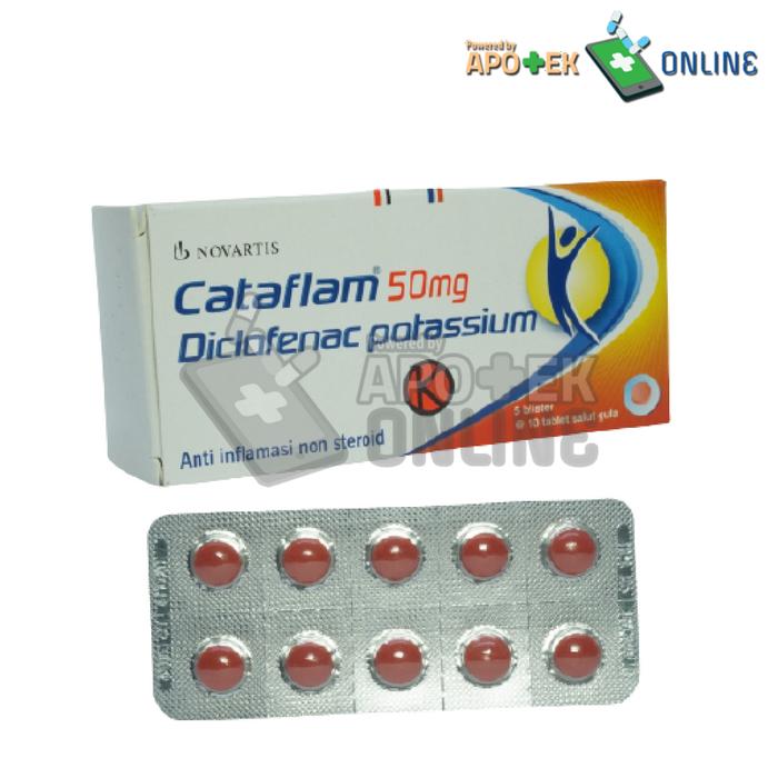 Jual CATAFLAM 50 MG 1 BLISTER ISI 10 TABLET | sakit gigi - Kota Bekasi - Apotek SM Bekasi Timur ...