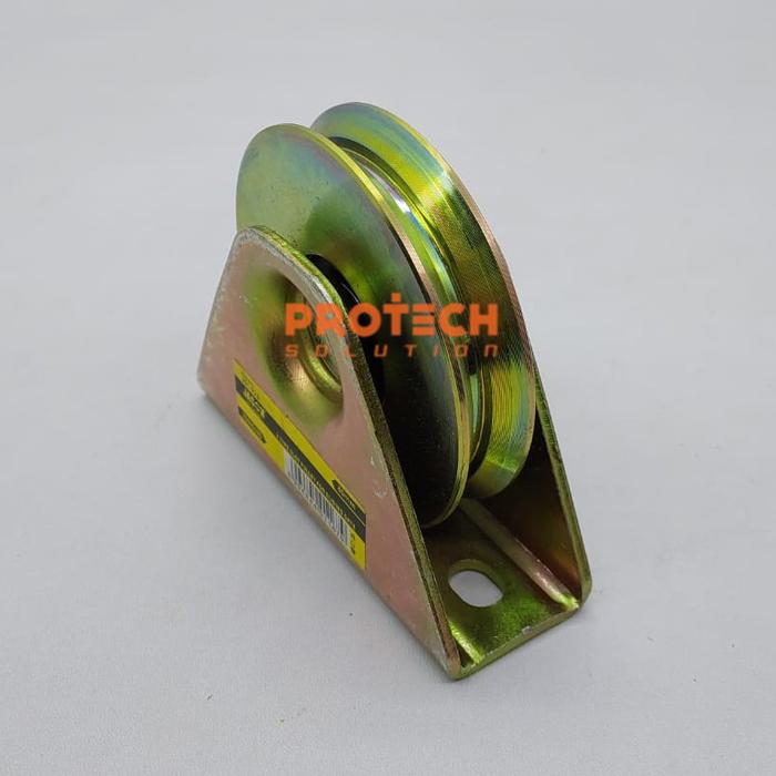Jual JASON Roda Pagar besi Rel galvanis gate wheel 80mm V Siku 8cm by ...