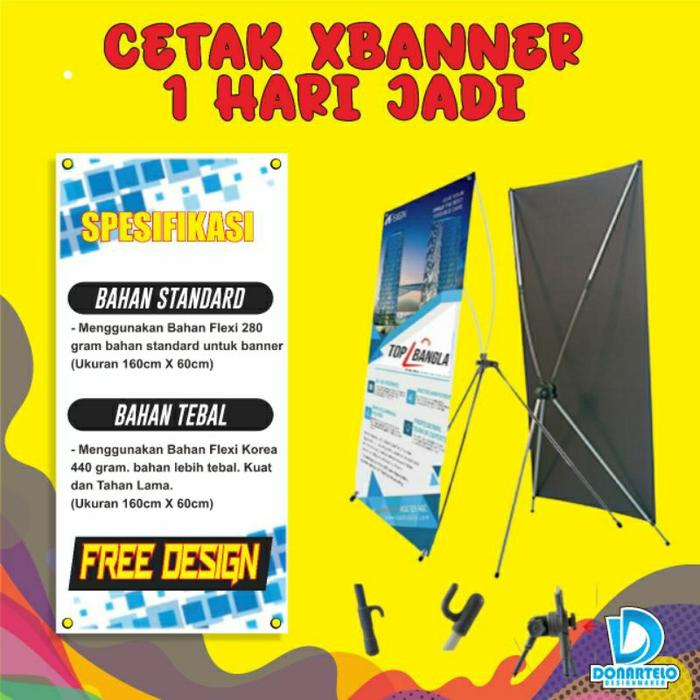 Jual FREE DESAIN Cetak X Banner 160cm X 60cm 1 hari jadi, BANNER WISUDA ...