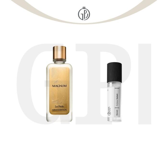 Decant Khadlaj La Fede Magnum Gold Edition for Unisex EDP 5 ml