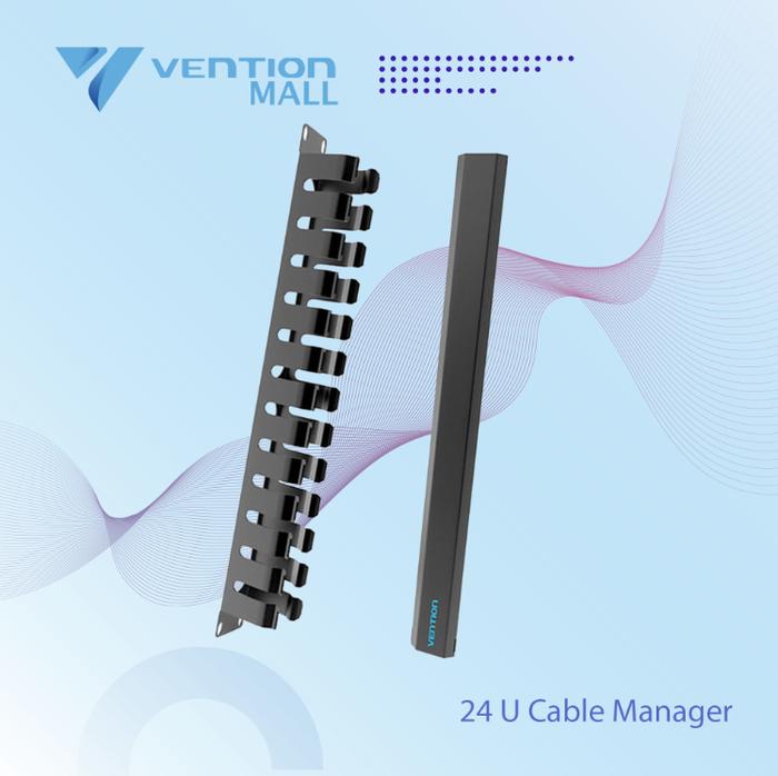 Jual Vention Kabel Manager 1U Wire Management Rack Server Cable Wiring - Kota Semarang - Vention ...