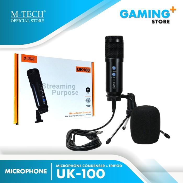 Jual M-Tech MIC Microphone Condenser UK100 with Noise Cancelling - Kota ...