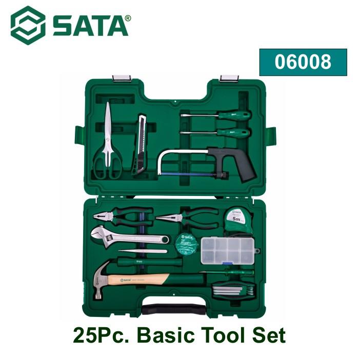 Jual Tool Kit Set 25 buah 06008 25Pc. Basic Tool Set Sata Tools ...